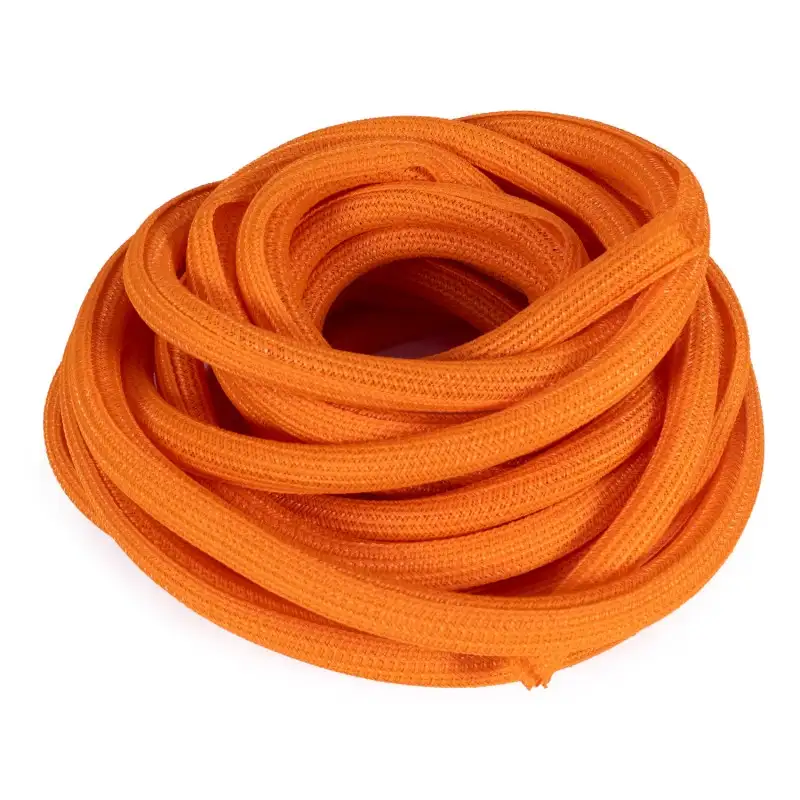 Orange mesh 1/2 in. cable wrap 25ft